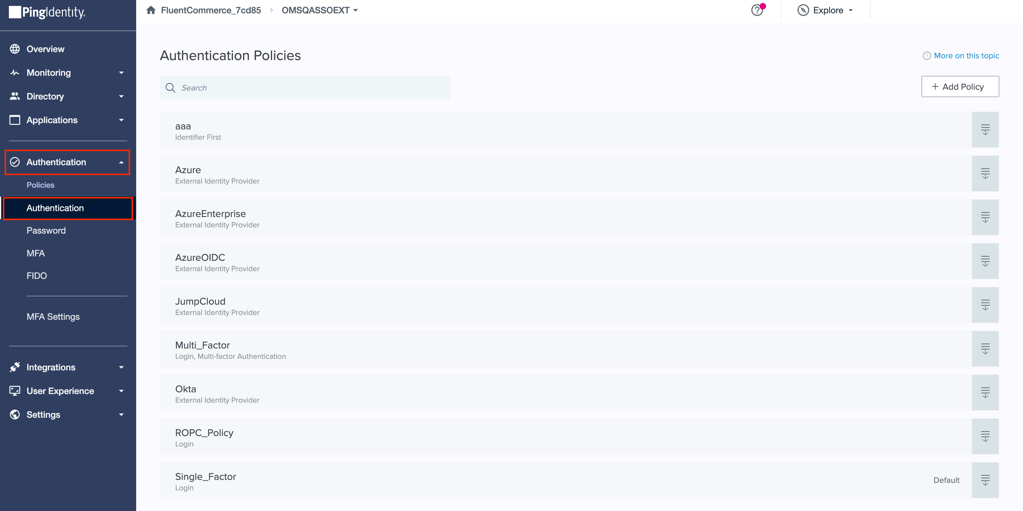 Fluent OMS session timeout configuration for SSO users with Azure as an external IDP